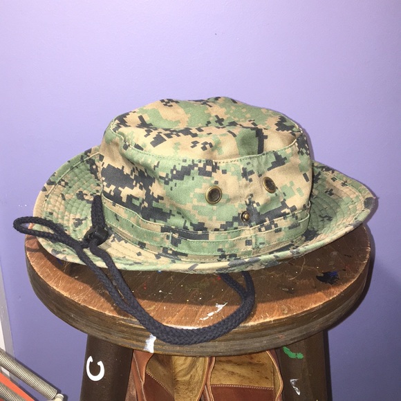 Newhattan | Accessories | Digital Camo Vented Boonie Bucket Hat Wide ...
